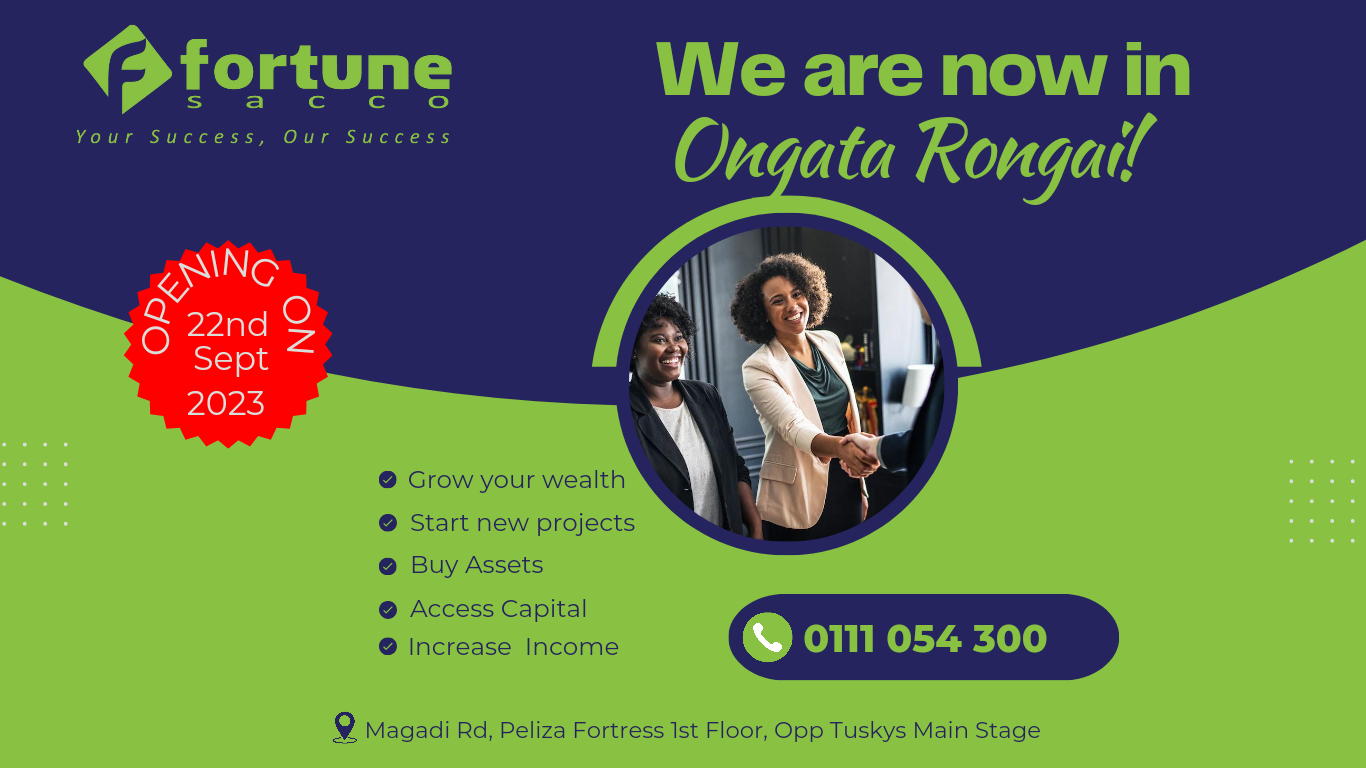 Fortune Sacco - Your success, our success