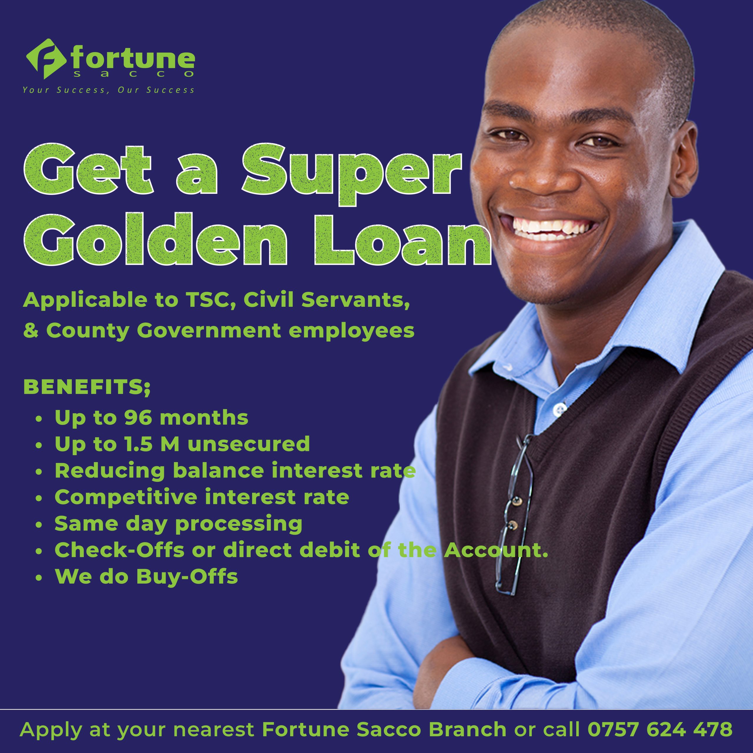 Fortune Sacco - Your success, our success