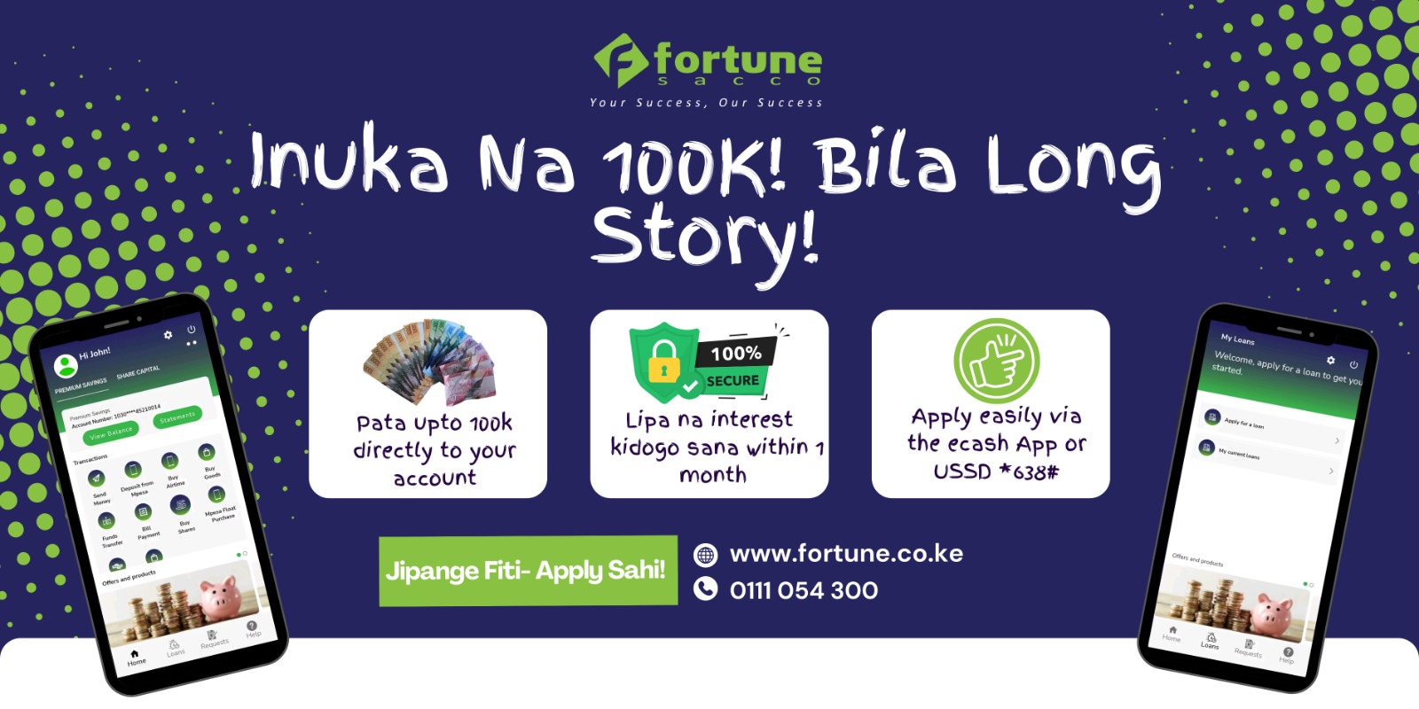 Fortune Sacco Ltd ‣ Your success, our success